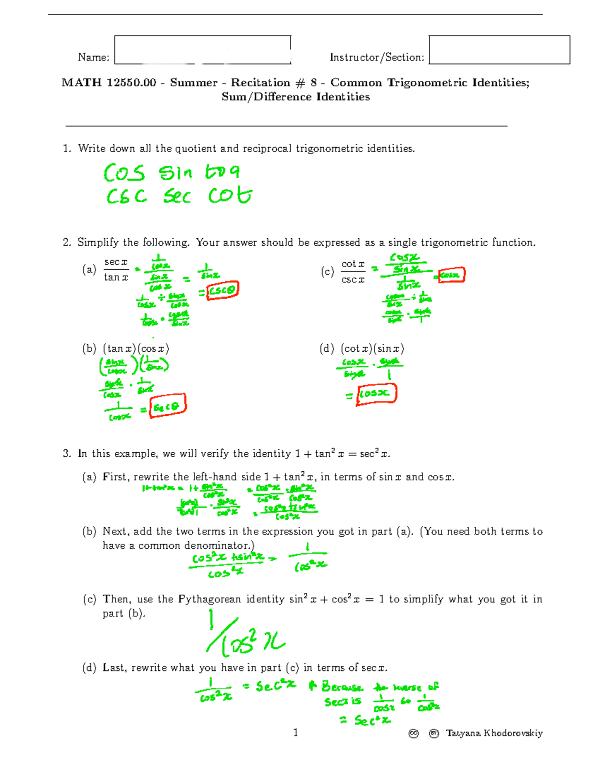 MATH12550 Summer 2019 Recitation 08of11 - MATH 12550 - Summer ...