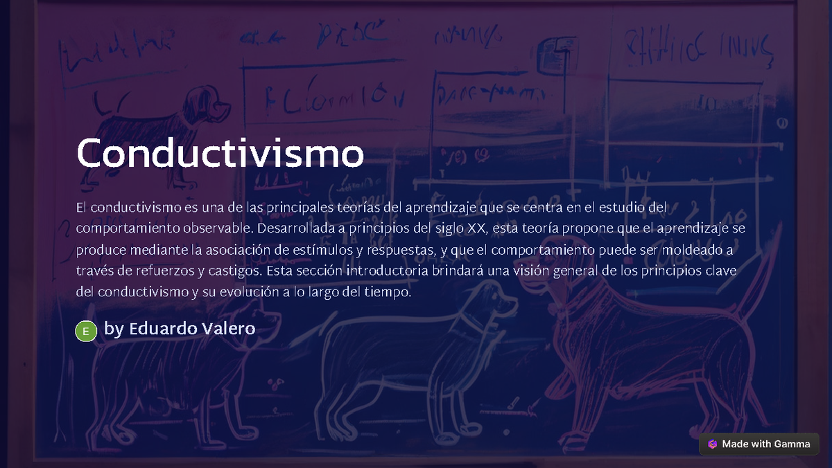 Conductivismo - Desarrollada a principios del siglo XX, esta teoría ...