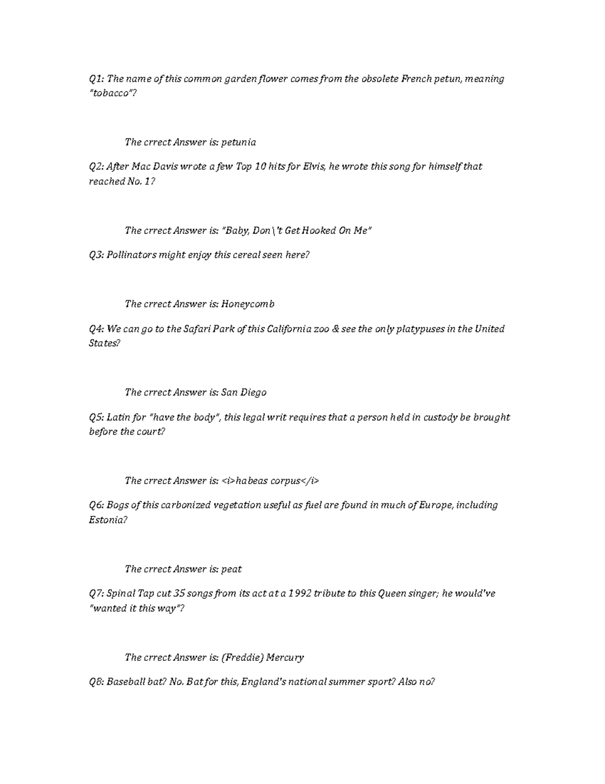 4 Cheat Sheet for XEEU - 123 - Q1: The name of this common garden ...