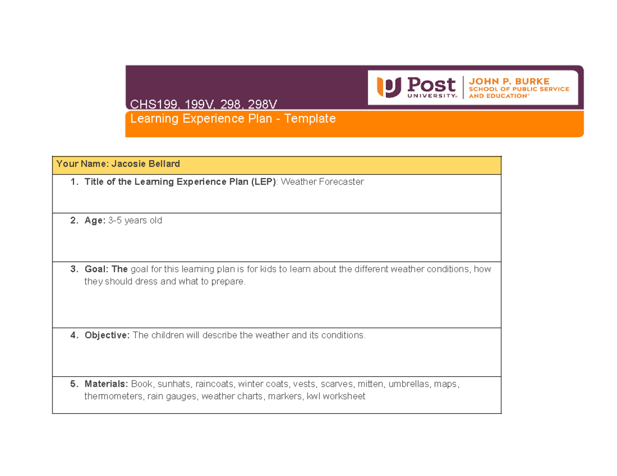 CHS199 199V 298 298V Learning Experience Plan Template (7) (1) (1) (1 ...
