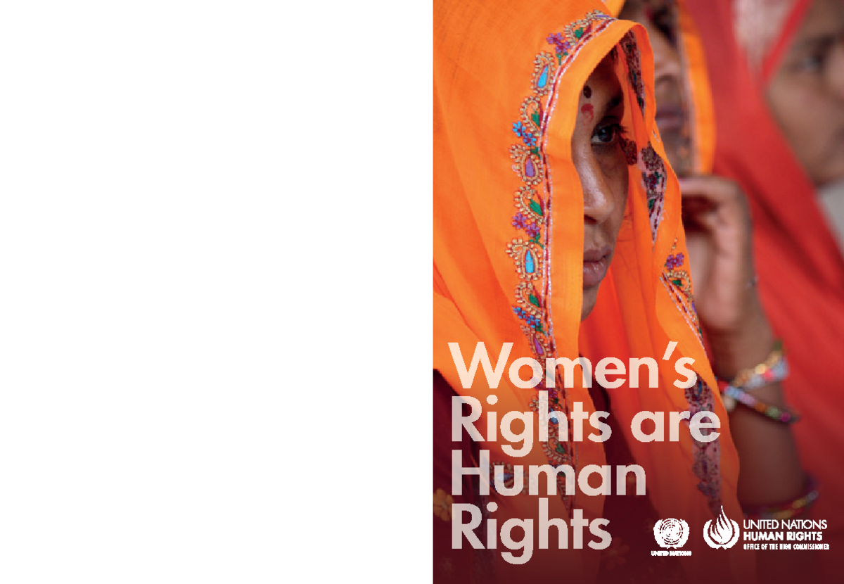 Women Rights Are HR - important document - Women’s Rights are Human ...
