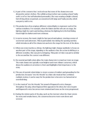 Theater - Lecture Notes sur le Théâtre Français I. Introduction Le ...