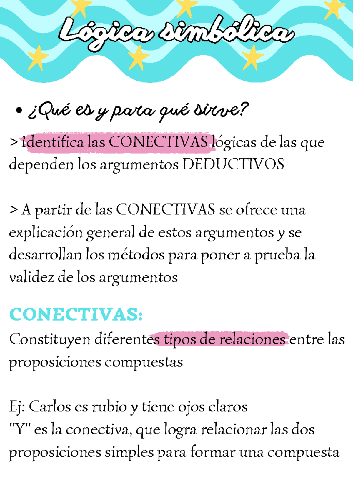 UN POCO DE LÓGICA SimbóLICA - ¿Qué es y para qué sirve? > Identifica ...