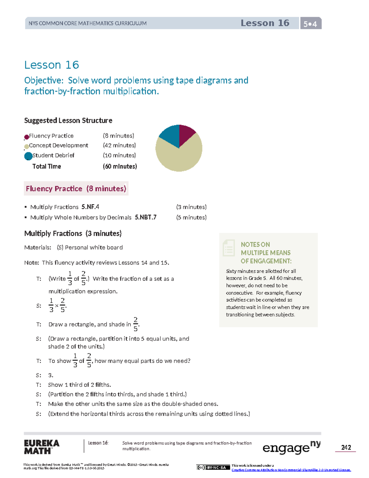Math g5 m4 topic e lesson 16 - NOTES ON MULTIPLE MEANS OF ENGAGEMENT ...