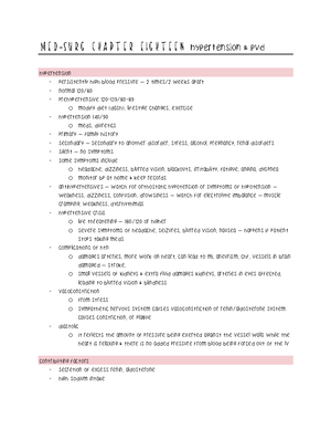 Med Surg Exam 1 - Exam1notes LVN - EXAM 1 Unit 1 Fluid and electrolyte ...