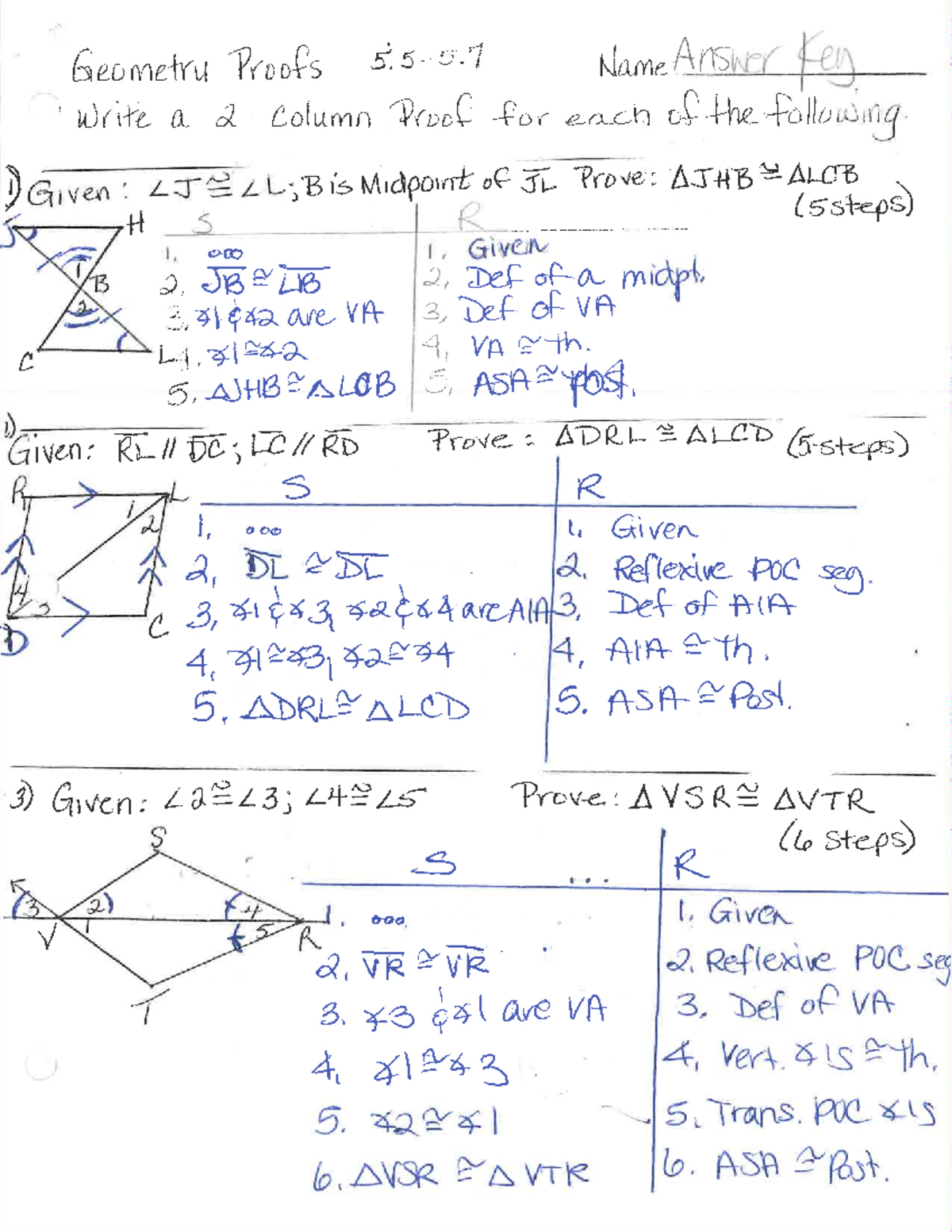 5.5-5.7 Proof Packet # 2 Key - ECE109 - Studocu