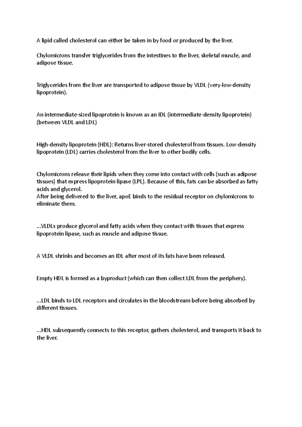 Metabolism cholesterol - A lipid called cholesterol can either be taken ...