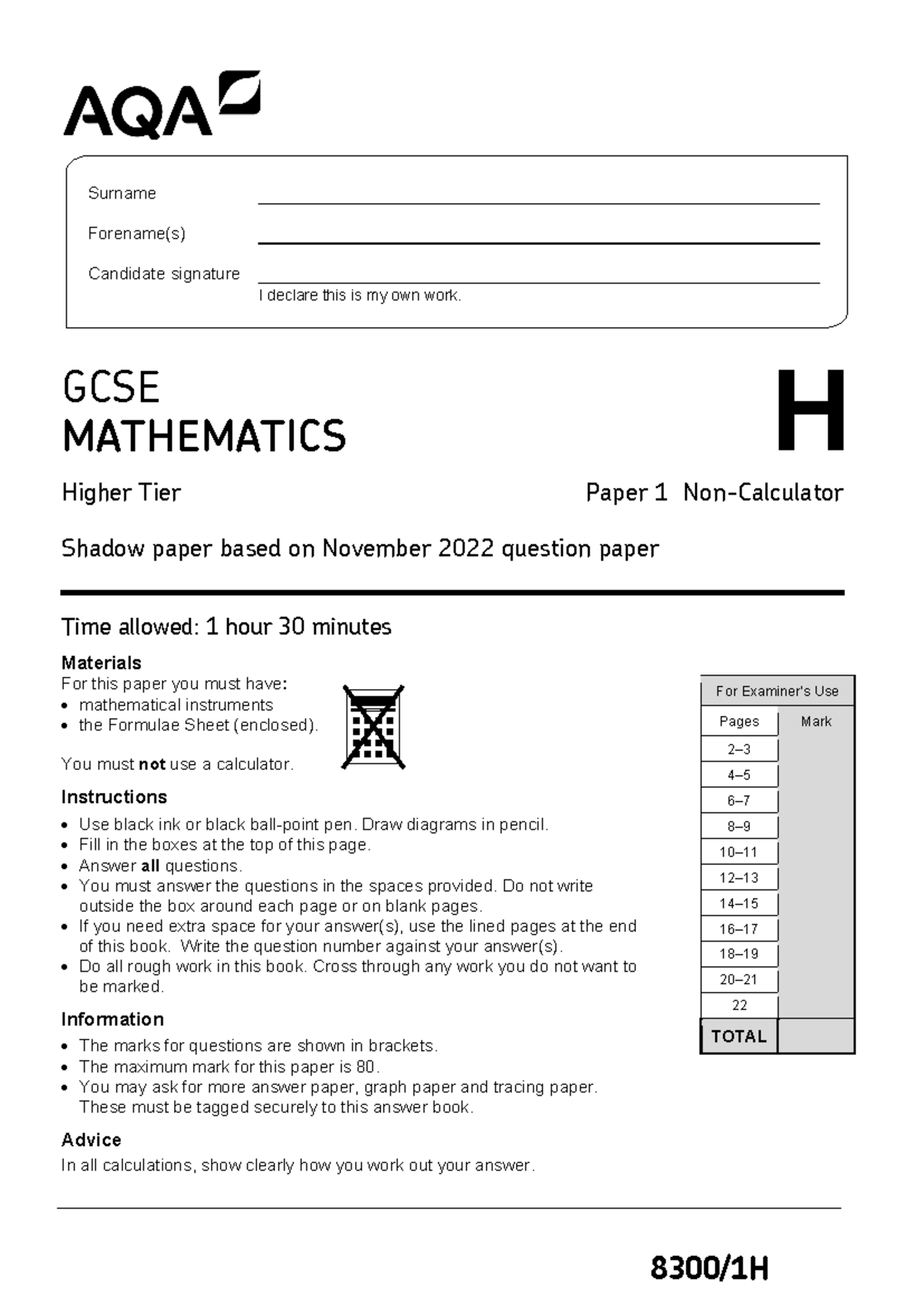 8300-gcse-shadow-papers-paper-1h-question-paper-november - For Examiner ...