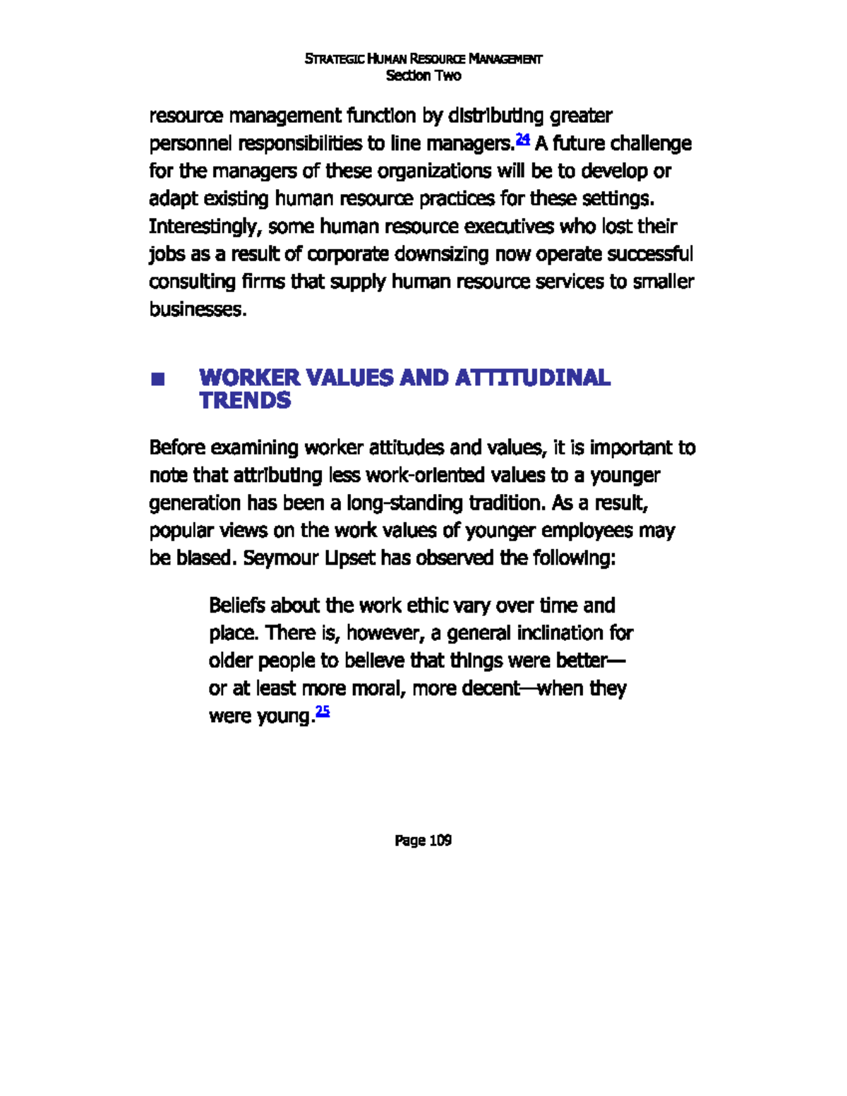 Worker Values AND Attitudinal Trends - Human Resource Management - Studocu