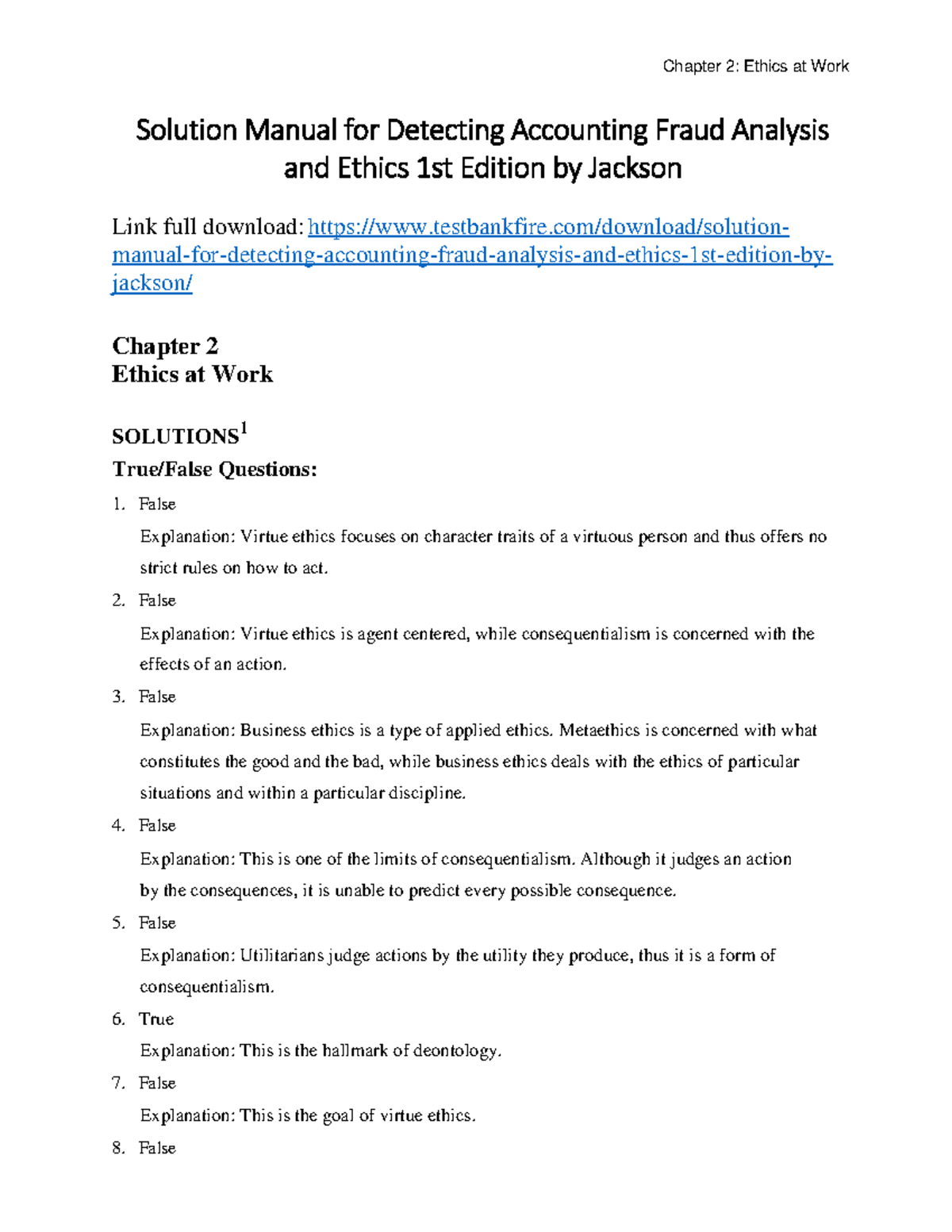 A Homework Warning Tt Undefined Function 32 Chapter 2 Ethics At Work Solution Manual For