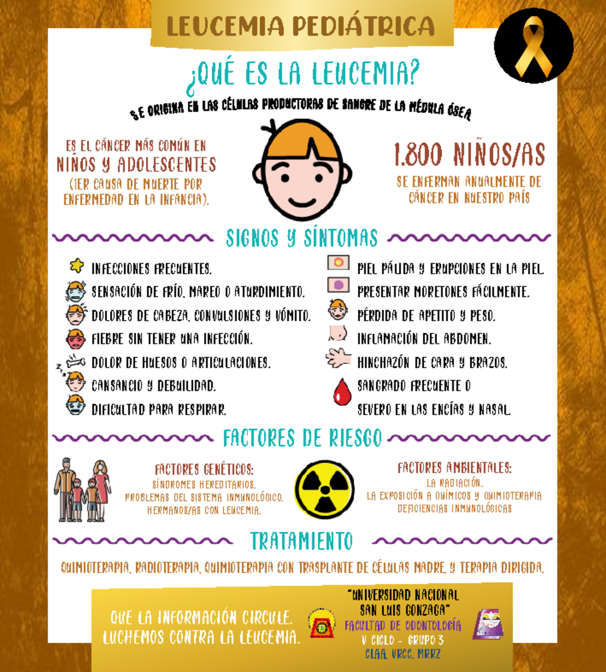 Folleto Leucemia - LEUCEMIA PEDIÁTRICA ¿QUÉ ES LA LEUCEMIA? ES EL ...