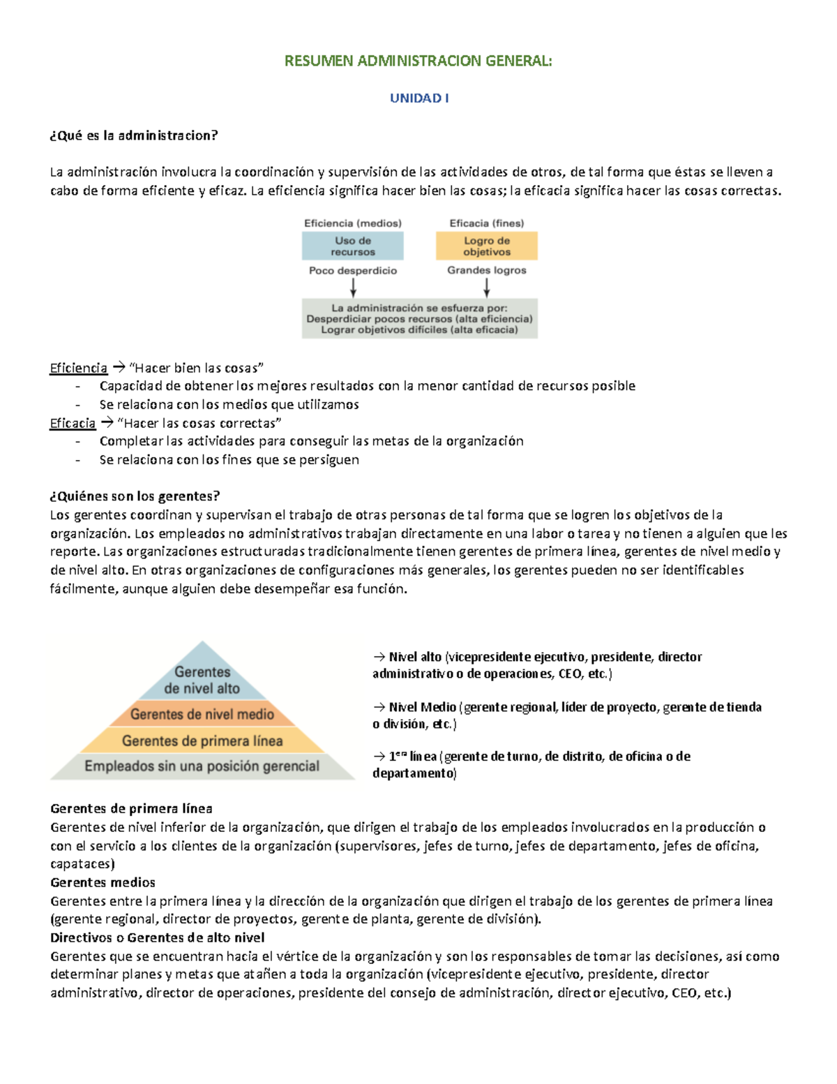 Resumen Administracion General-fusionado - RESUMEN ADMINISTRACION ...
