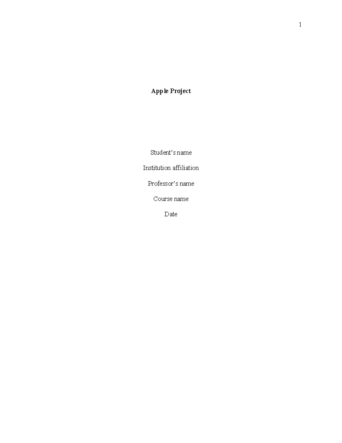 Apple Project - Help in expounding knowledge on this concept - Apple ...