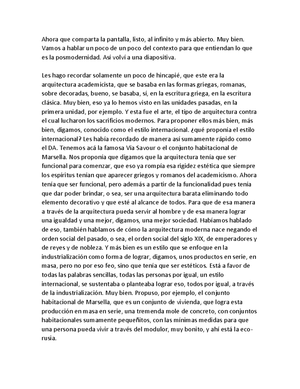Clase 2 original - asdasda - Ahora que comparta la pantalla, listo, al ...