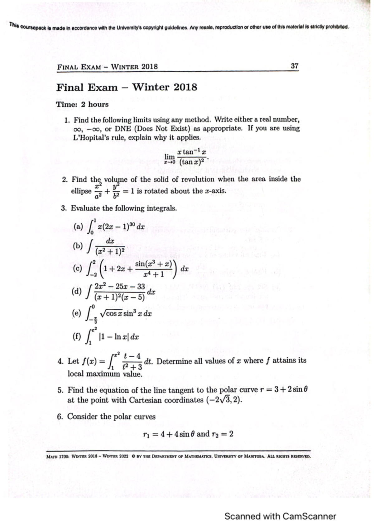 Math1700 finals - MATH 1700 - Studocu