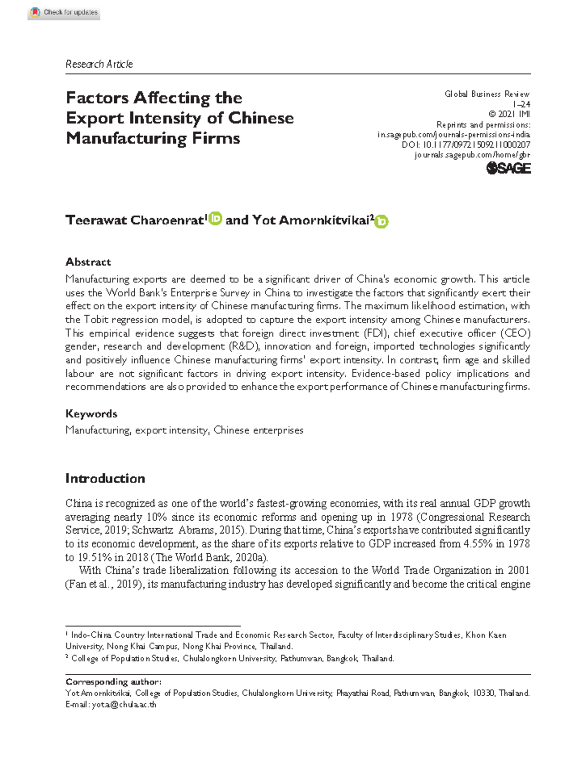 fffffffffffffffff - Global Business Review 1 – © 2021 IMI Reprints and ...