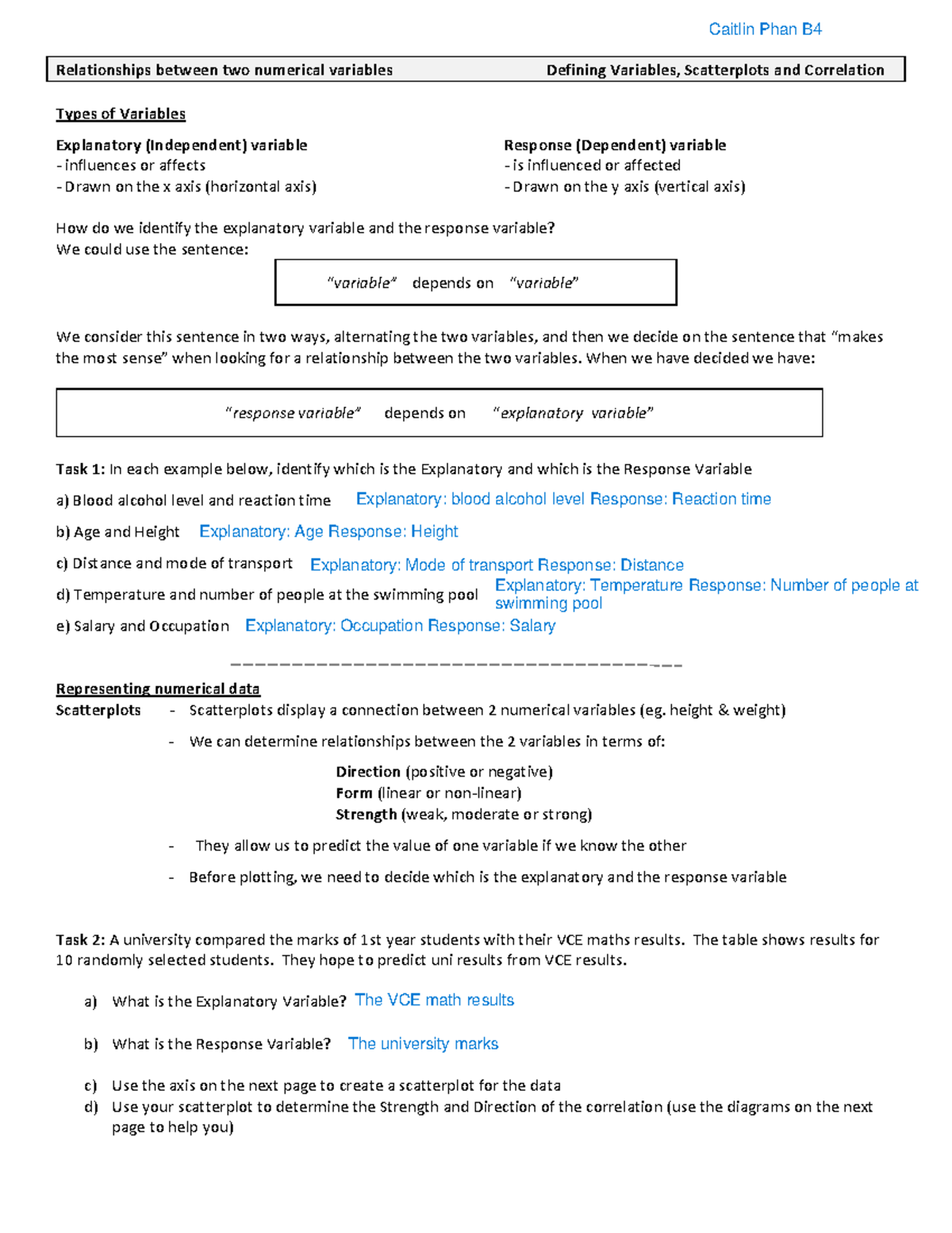 Wk6da3 stats scatterplots-worksheet - Relationships between two ...