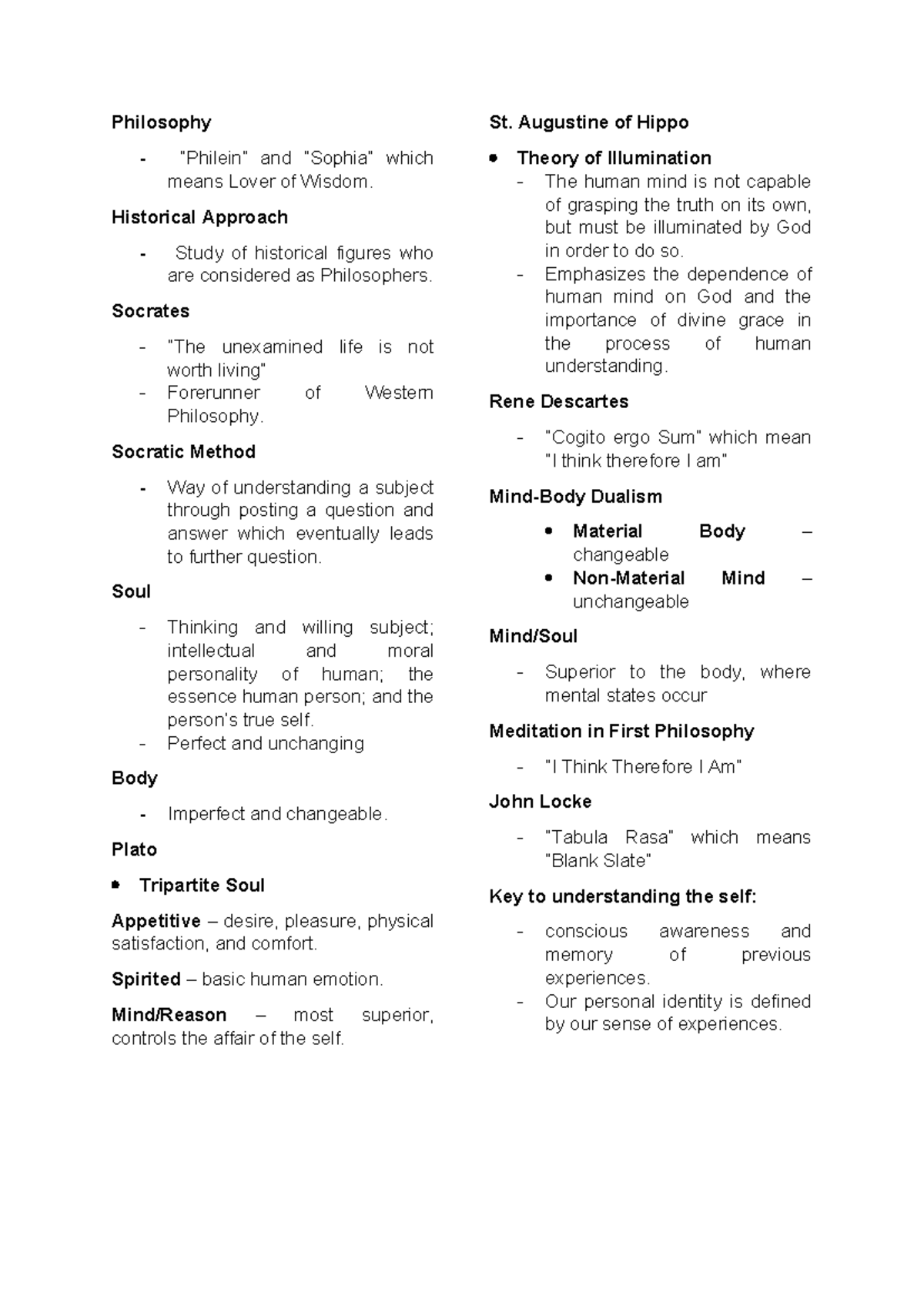 UTS-Reviewer - none - Philosophy - “Philein” and “Sophia” which means ...