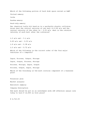 MATH 3 Question - PRE BOARD 3 MATHEMATICS 1 the locus represented by |z ...