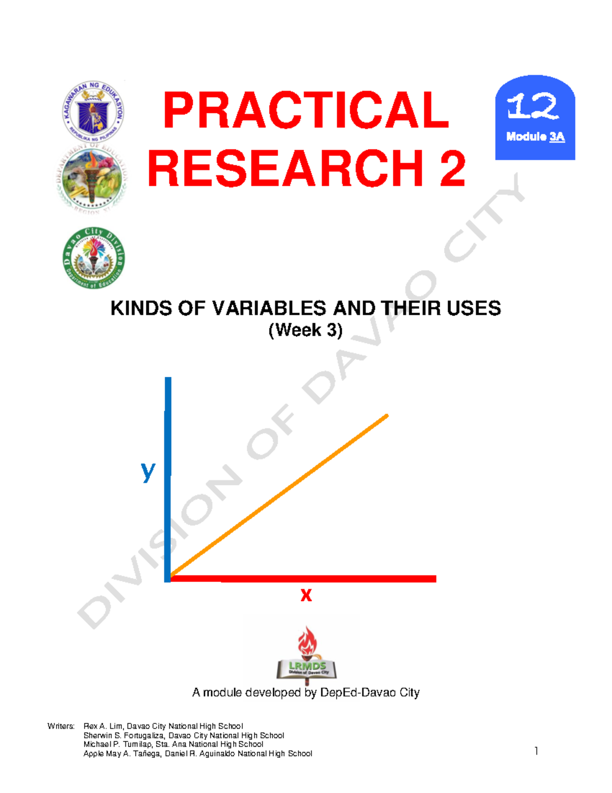 Practical Research 2 - Week 3 - Module 3 - English - BU - Studocu