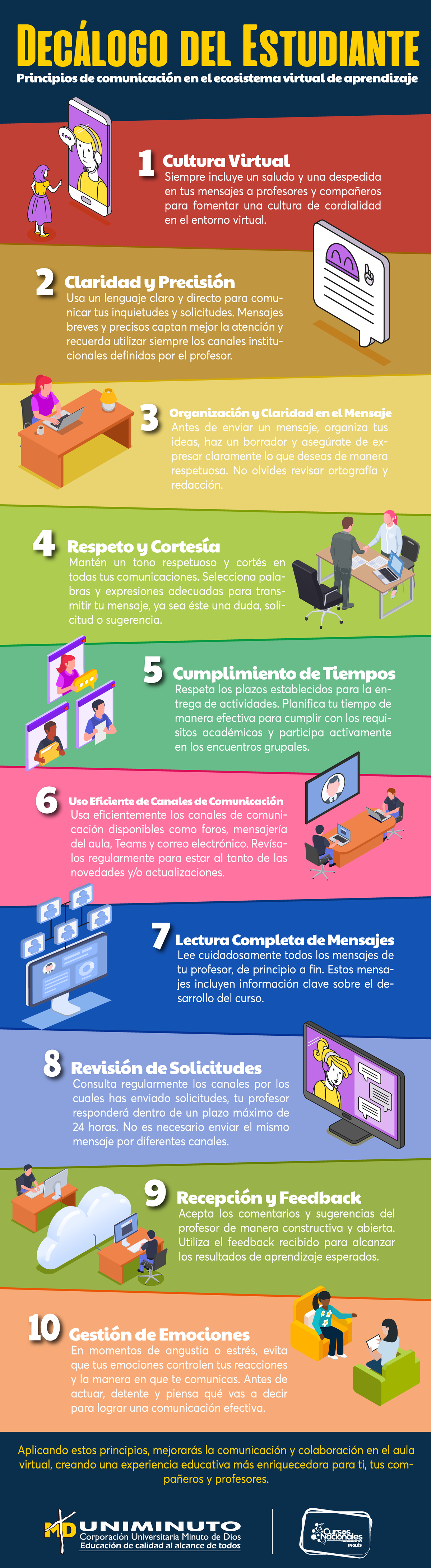 Decalogodelestudiante - DECÁLOGO DEL ESTUDIANTE Principios de ...