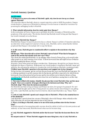 Macbeth Data Sheet - Major Works Data Sheet Title: Macbeth Author: W ...