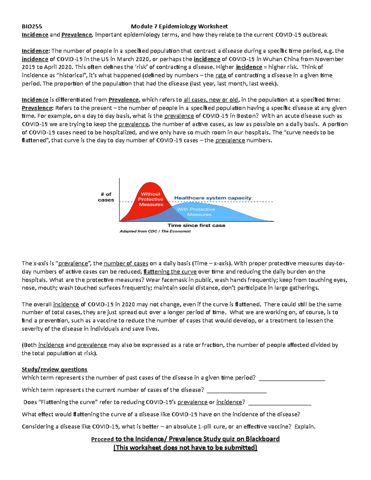BIO255 Module 7 Epidemiology Worksheet rev - BIO255 Module 7 ...
