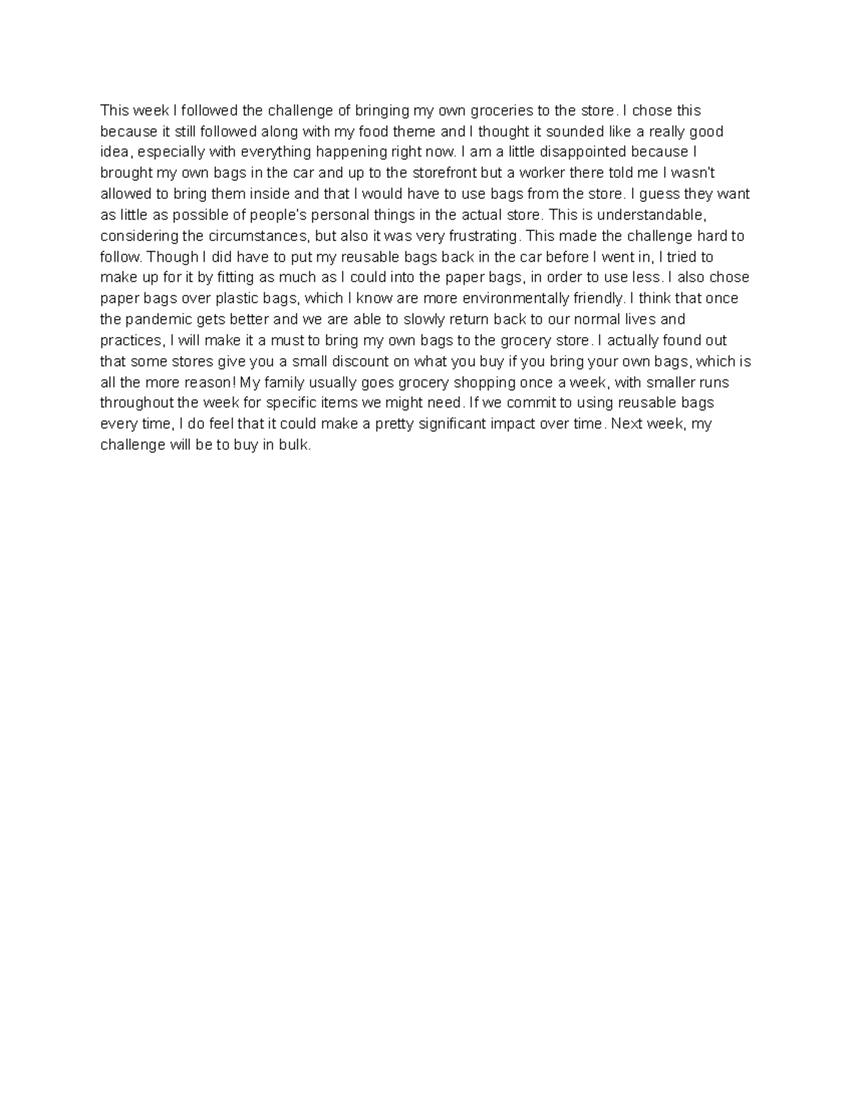 PC 5 - Professor: Thea Whitman - This week I followed the challenge of ...