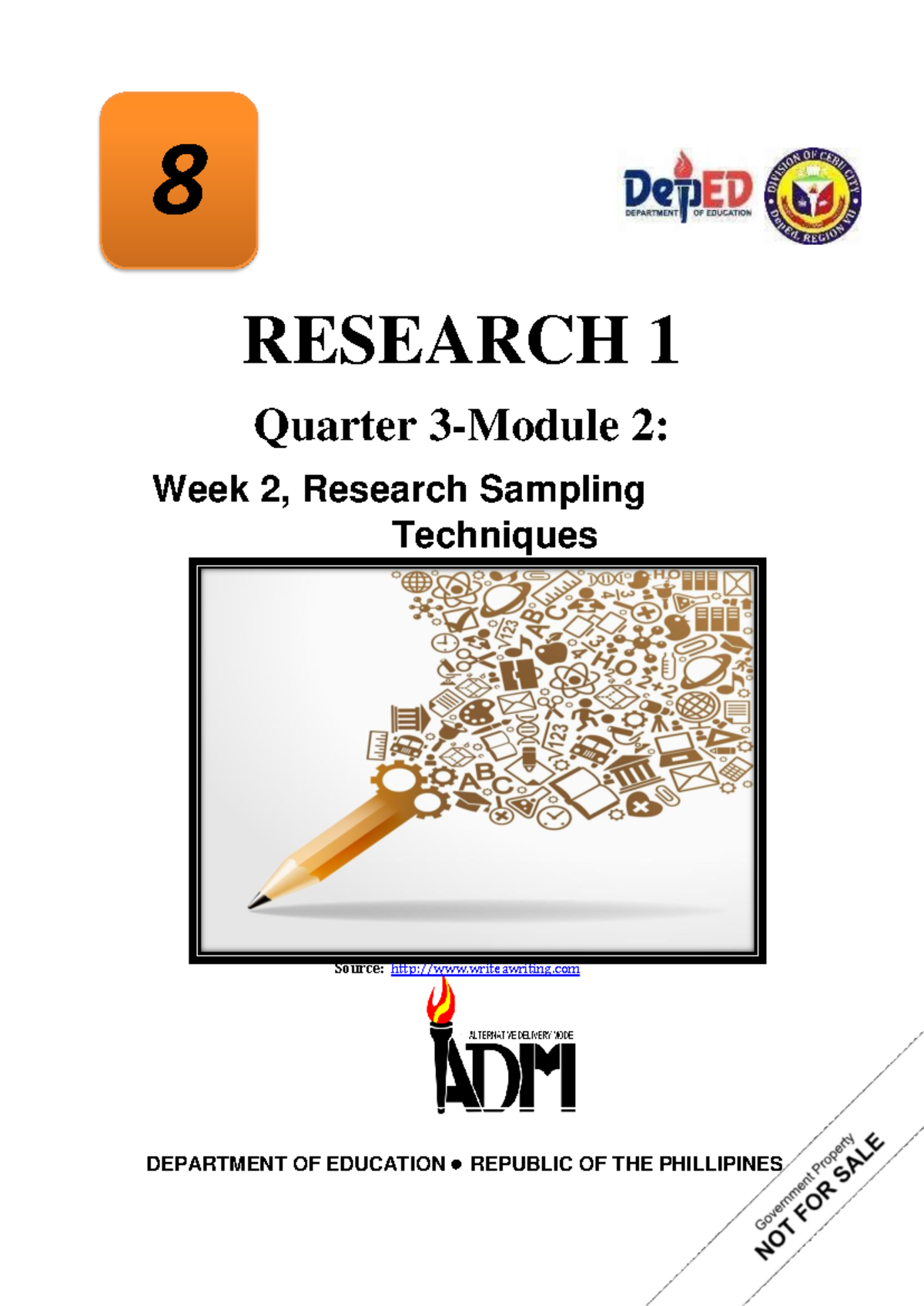 2 - Research Special Science Elective Class - 8 RESEARCH 1 Quarter 3-Module 2: Week 2, Research ...