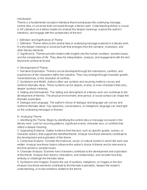 Group Discussion Student Guide - Written Response (Project ...