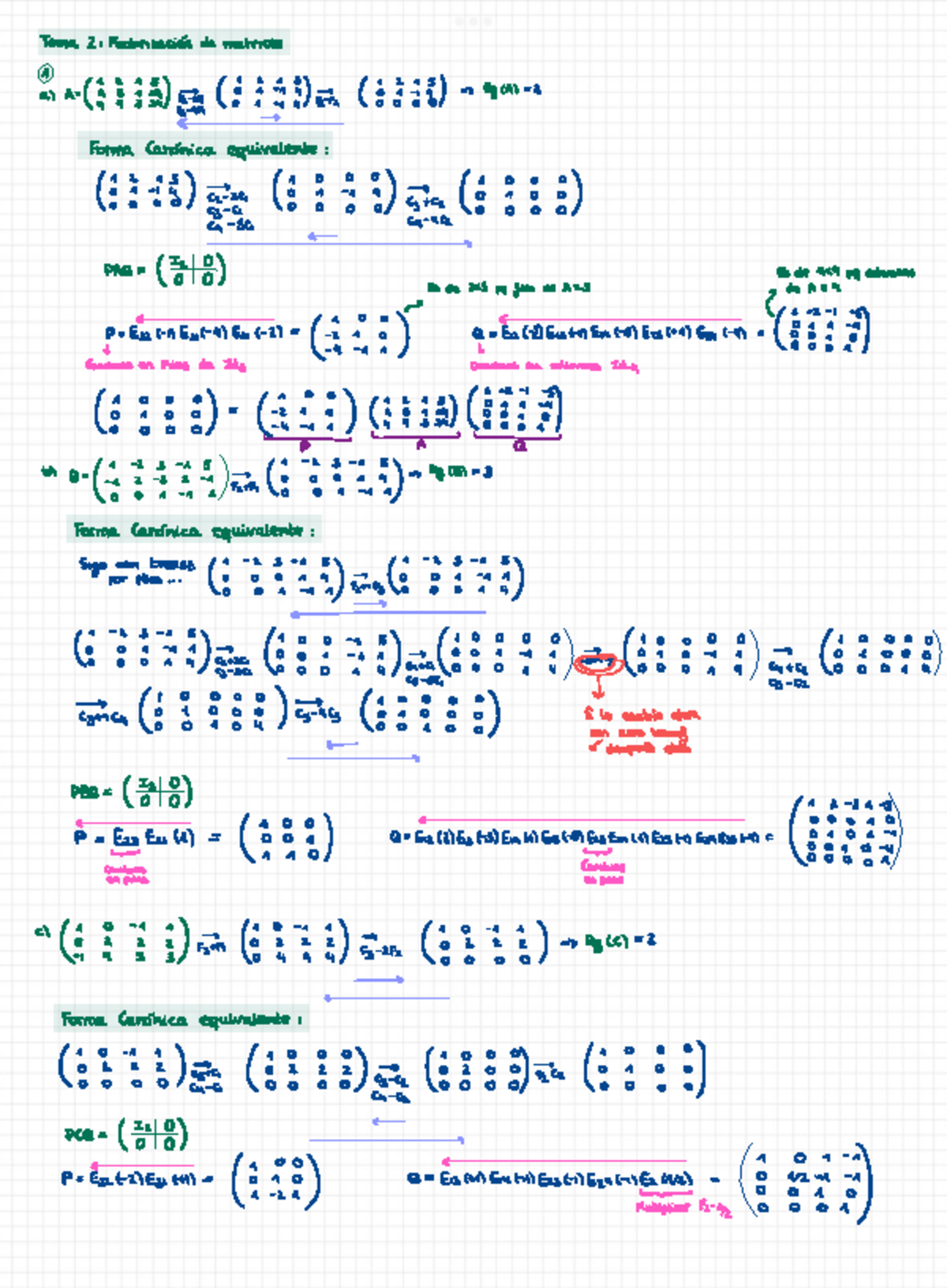 Hoja 2 alma - Hoja 2 álgebra matricial - Tema 2 : Factorización de ...