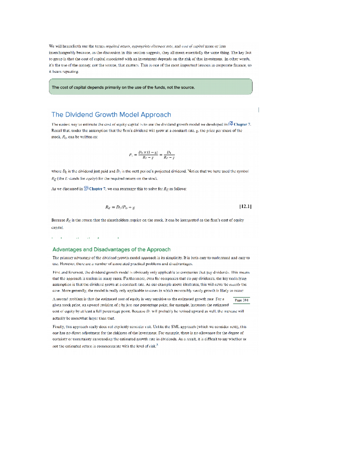 Chapter 12 Notes - FI201 - Studocu