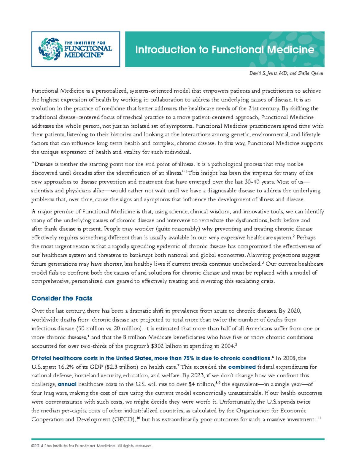 Introduction to Functional Medicine For students - Functional Medicine ...