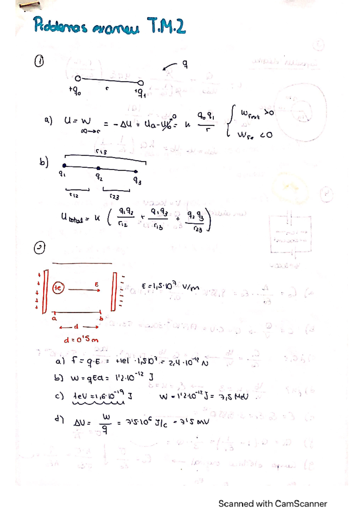 Ejercicios Resueltos Tema 2. Fisica II - Física II - Studocu