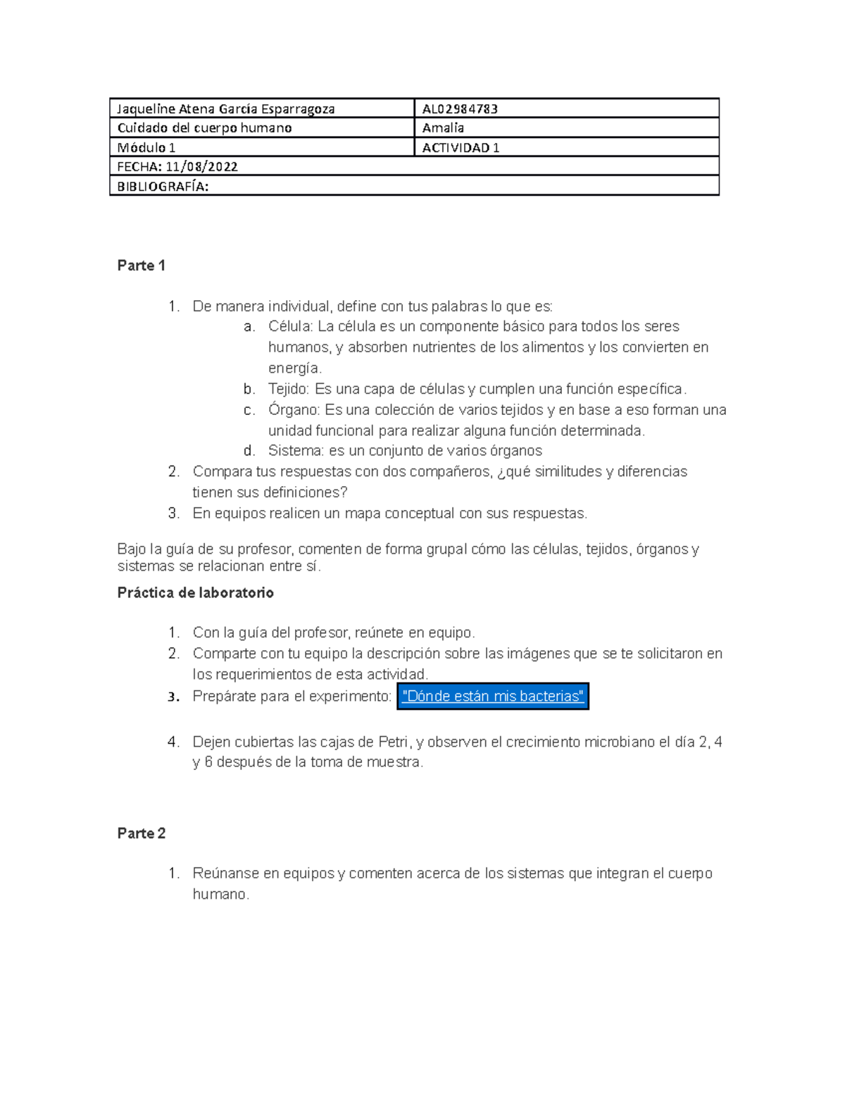 Cuerpo Humano ACT 1 - tyuio - Jaqueline Atena García Esparragoza AL ...