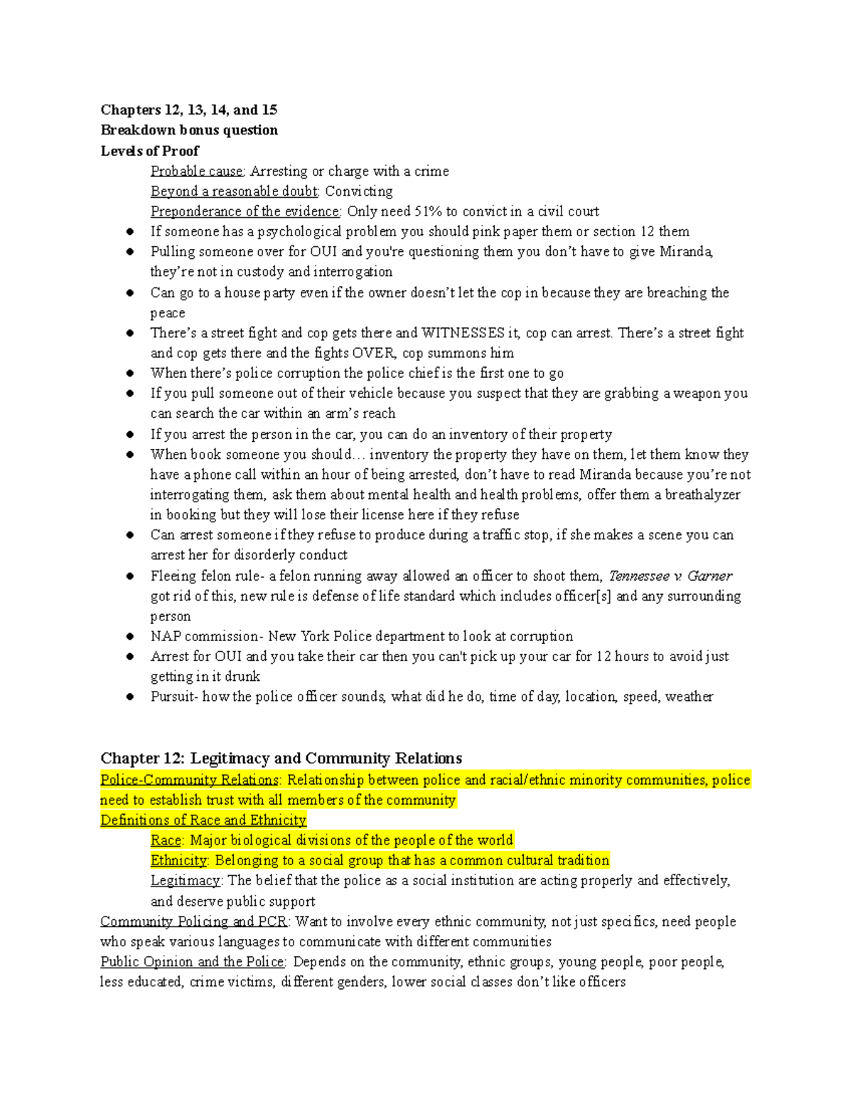 Exam #2 Final Study Guide (Fourth and Final Assessment) - Chapters 12 ...
