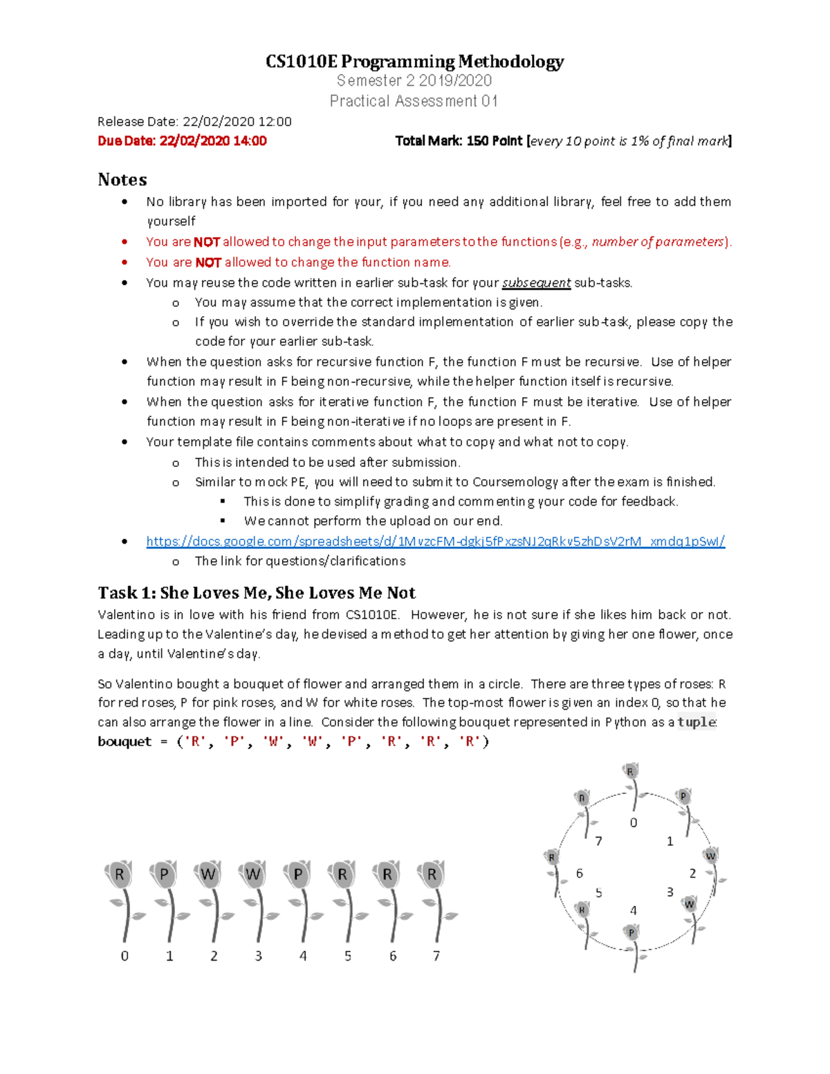 PE1Sem 2 Y1920 - PE1 - CS1010E Programming Methodology Semester 2 2019 ... PE1Sem 2 Y1920 - PE1 - CS1010E Programming Methodology Semester 2 2019 ...