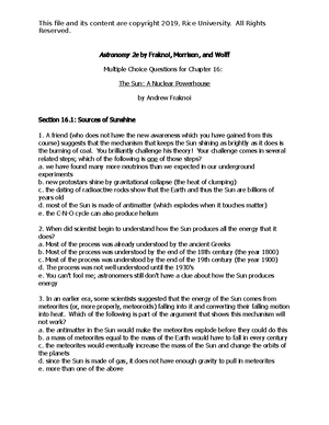 Open Stax Astronomy 2e Test Bank Answer Key - OpenStax Astronomy 2 e ...