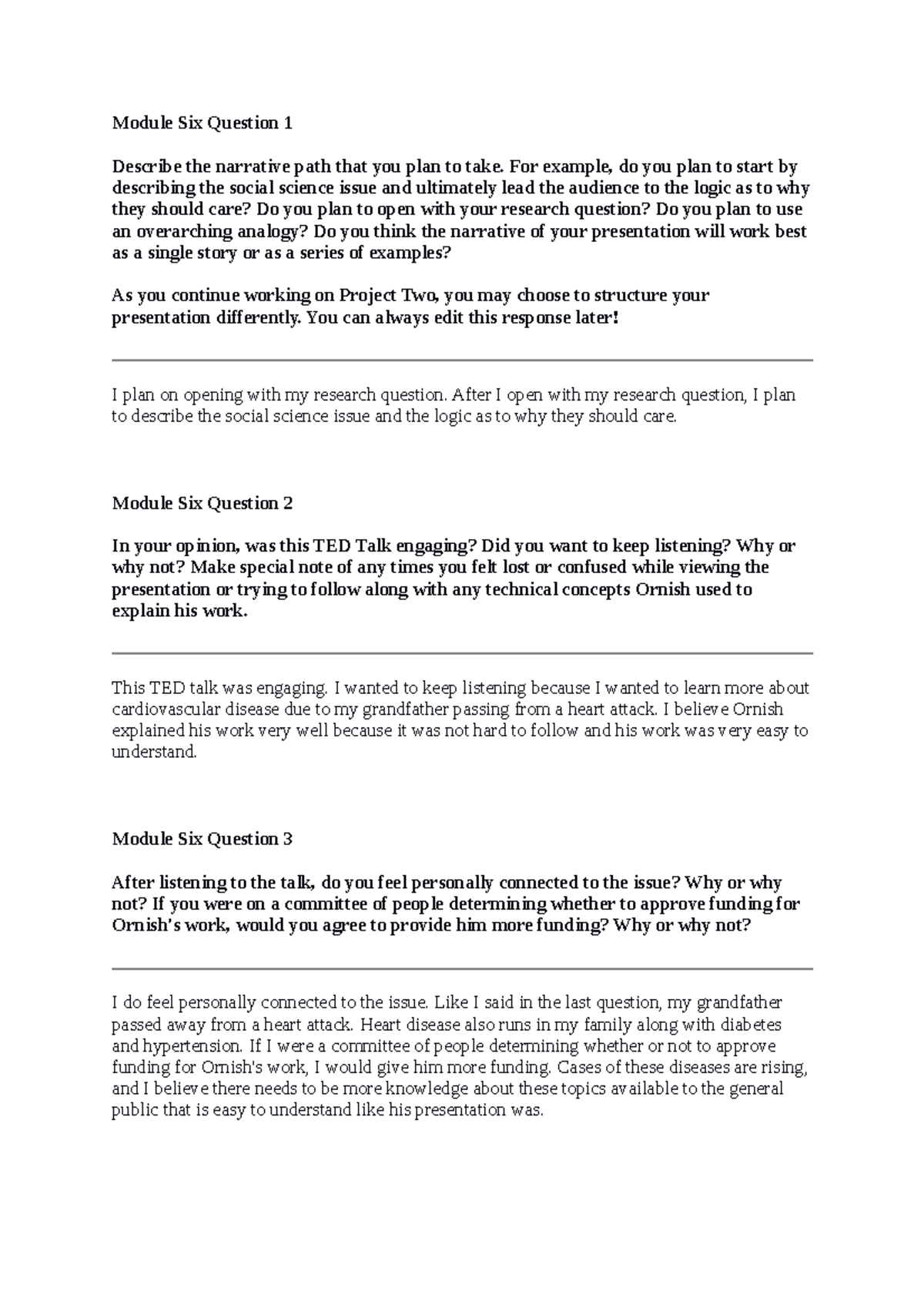 Courtney Sampson SCS 200 Applied Social Sciences - Module Six Question ...