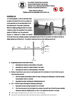 Answer Script TEST 1 - SET 1 - ANSWER SCRIPT SET 1 Question 1 (set 1 ...