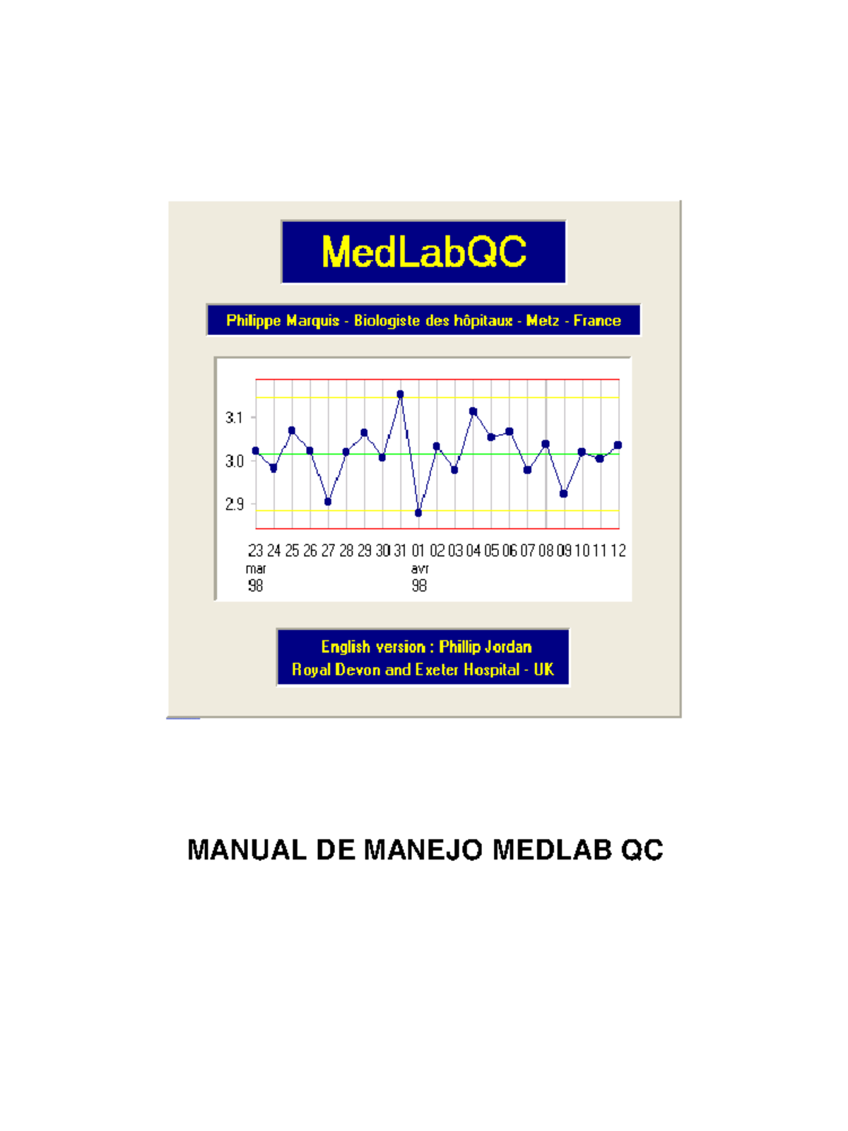 Manual de manejo Med Lab QC para control de calidad - MANUAL DE MANEJO ...