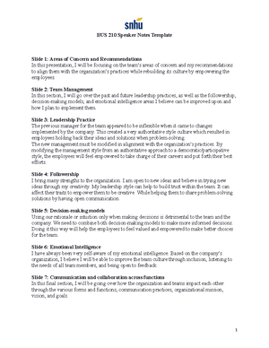 4-3 Journal Organizational Culture and Leadership - The values of ...