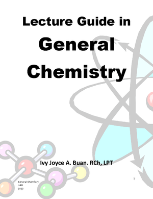 Quarter 2 Module 1-General Chemistry 1 for SHS - NOT General Chemistry ...