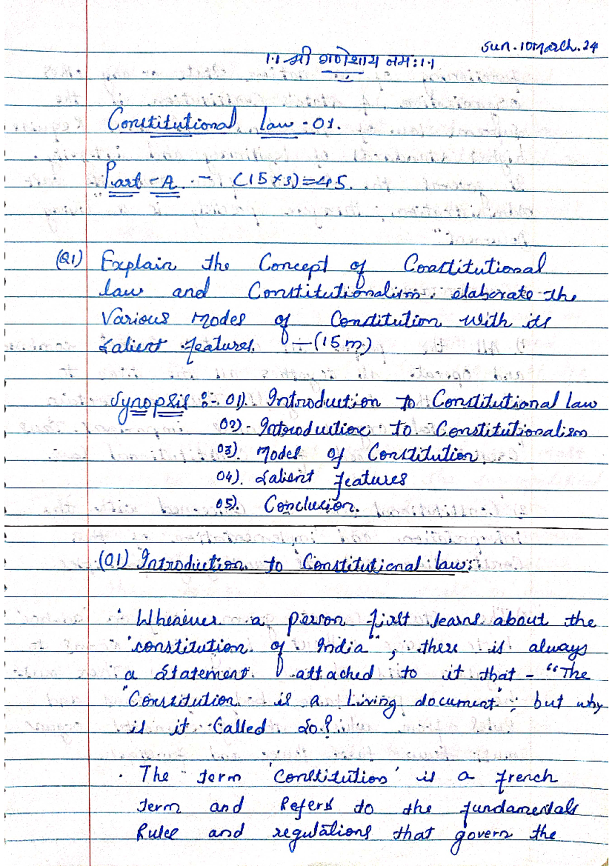15 markers consti-1 - Details information - BA-llb - Studocu