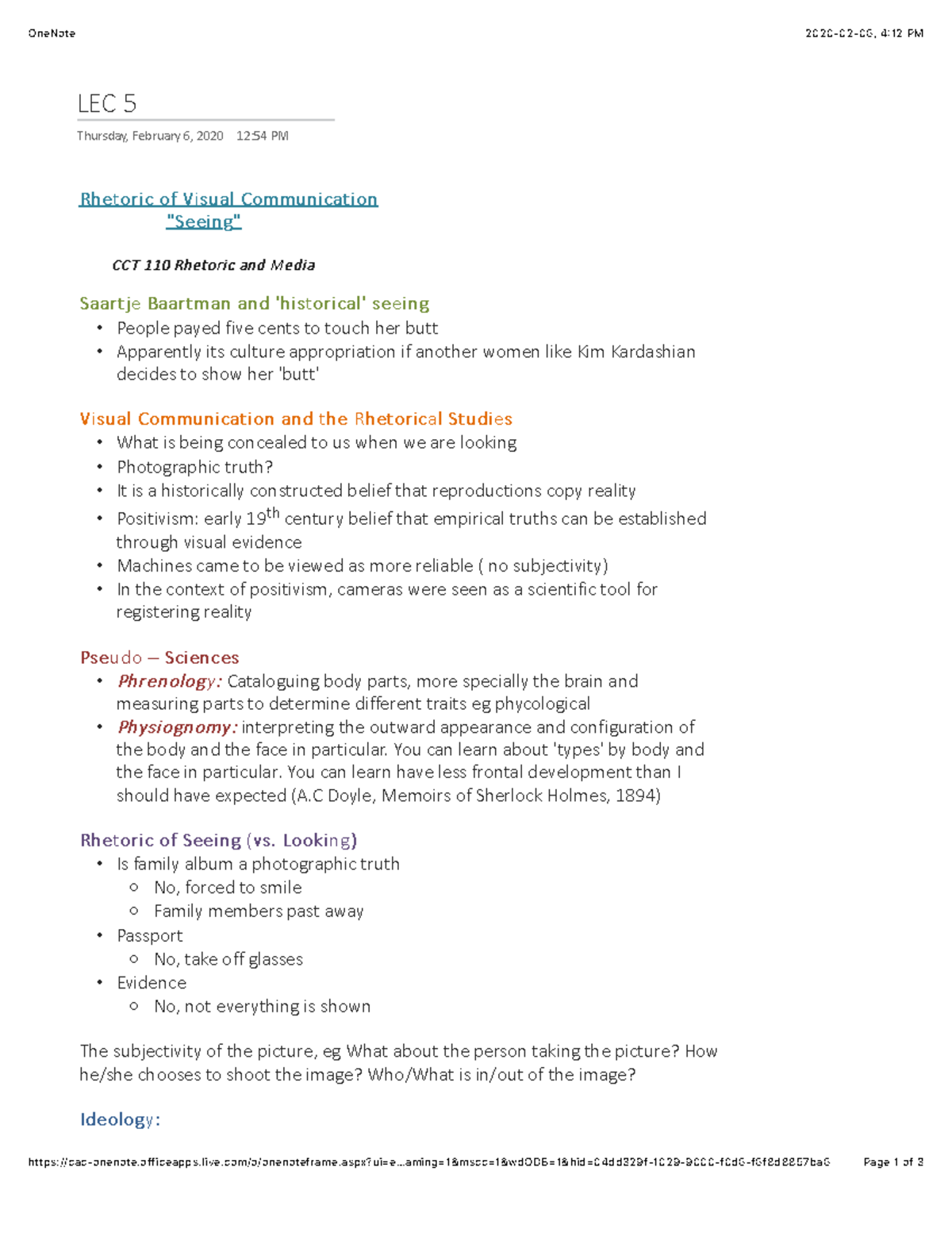 Cct110 lecture 5 - Warning: TT: undefined function: 32 OneNote 2020-02-06, 4(12 PM - Studocu