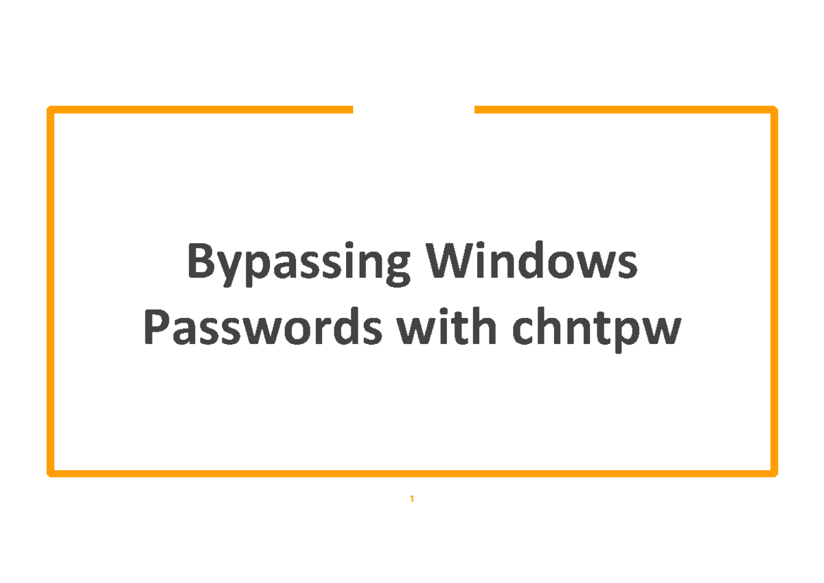 Bypassing+Windows+Passwords+with+chntpw - Bypassing Windows Passwords ...