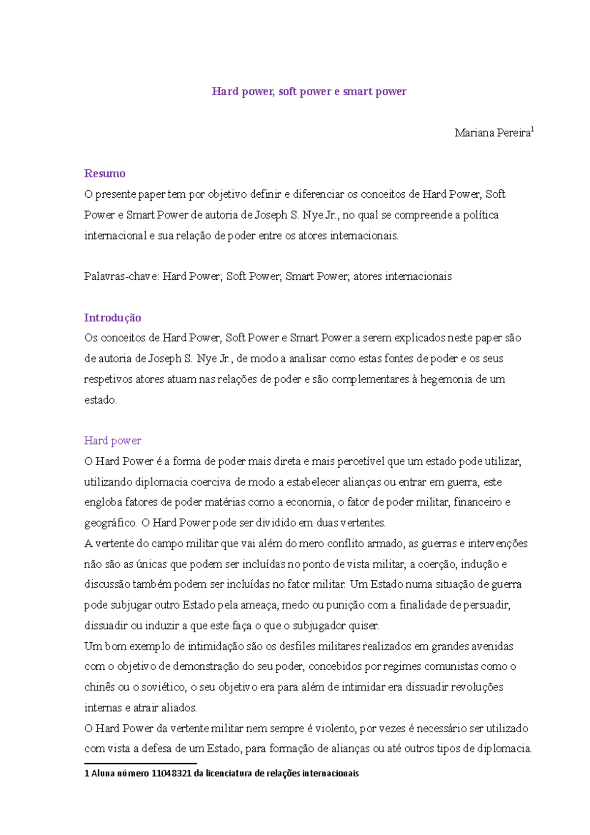 Hard Power, Soft Power, Smart Power joseph nye - Hard power, soft power ...