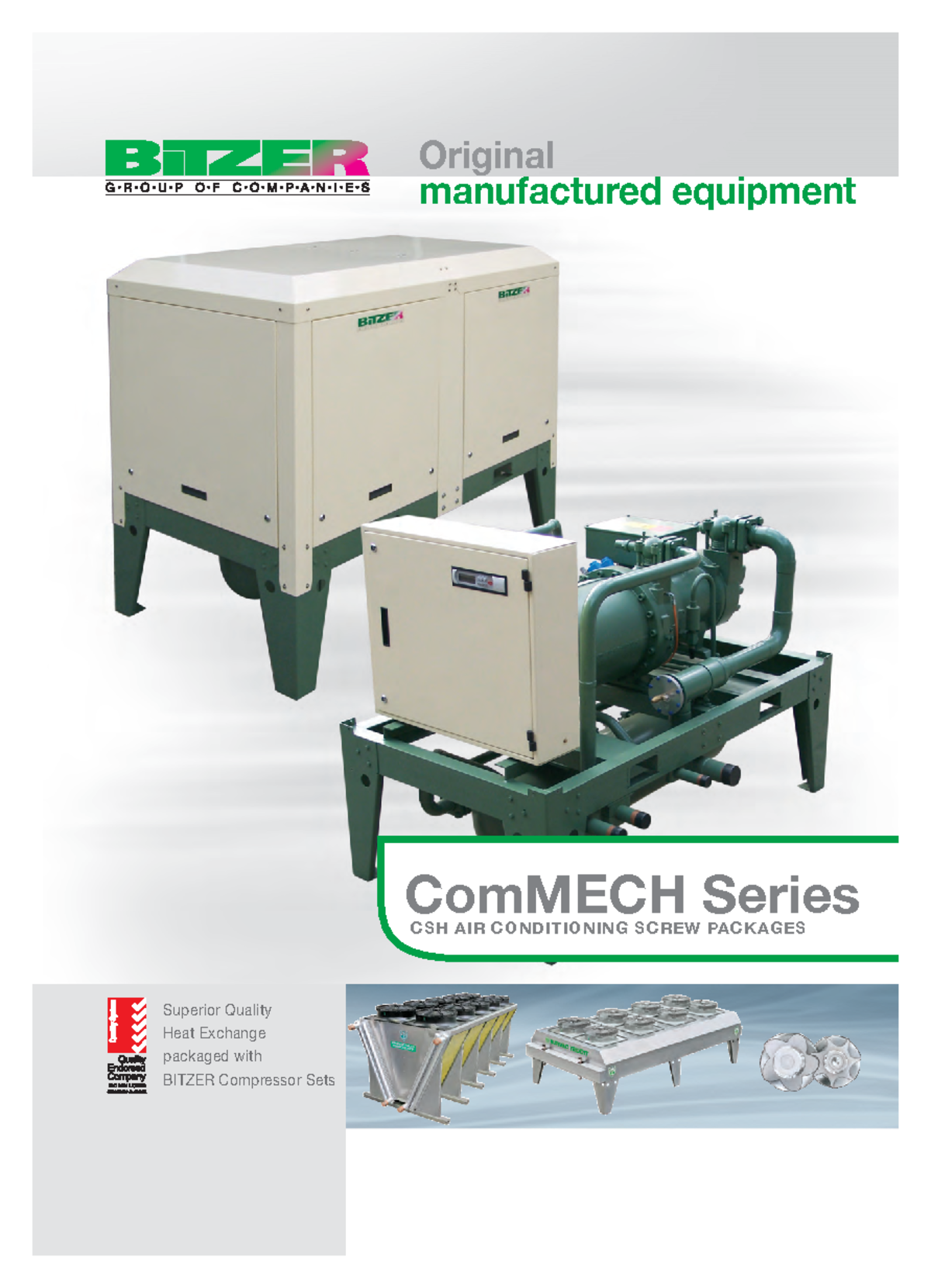 Bitzer- Screw- Compressor - Superior Quality Heat Exchange packaged ...