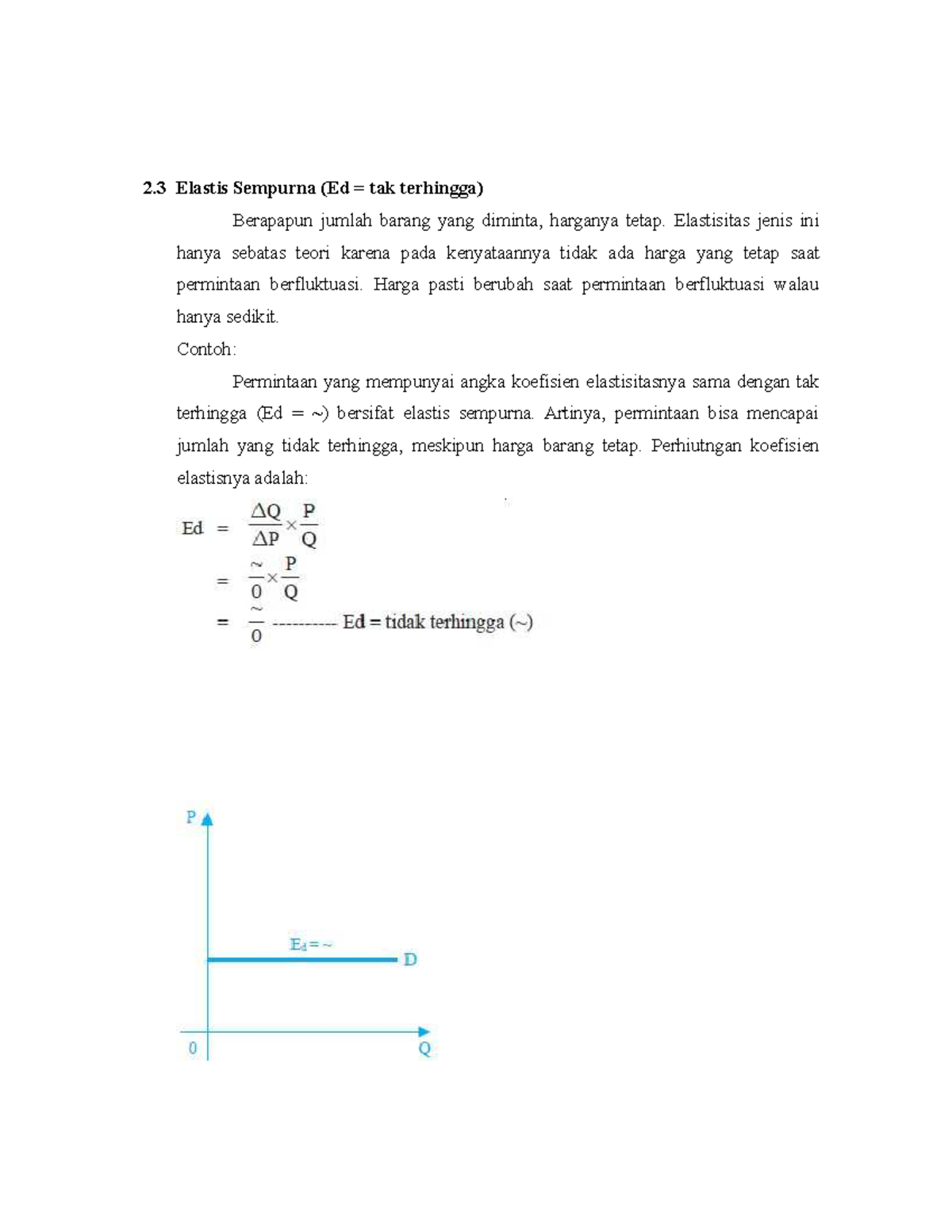 Elastisitas dan Inelastisistas Sempurna - 2 Elastis Sempurna (Ed = tak ...