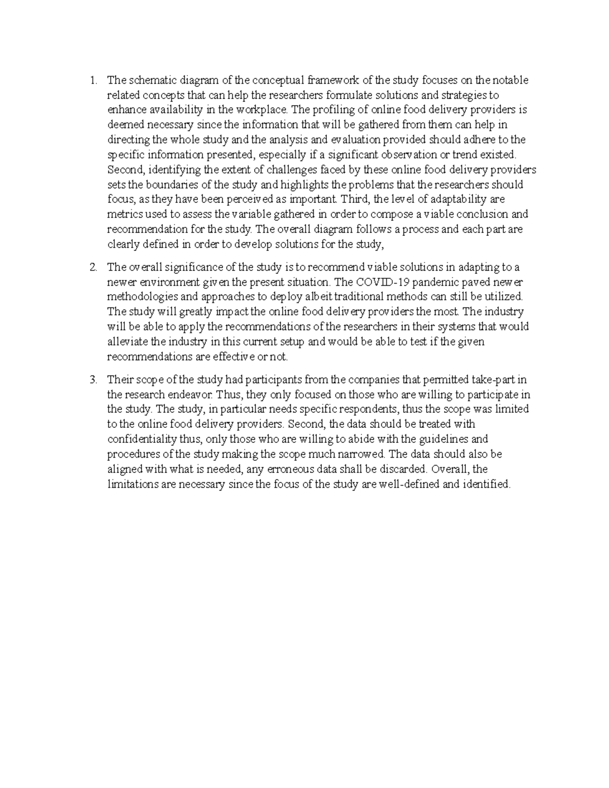 Critiquing of Limitations and Framework - The schematic diagram of the ...